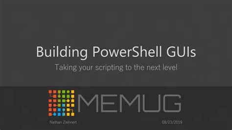 Ppt Building Powershell Guis Powerpoint Presentation Free Download Id 8761909