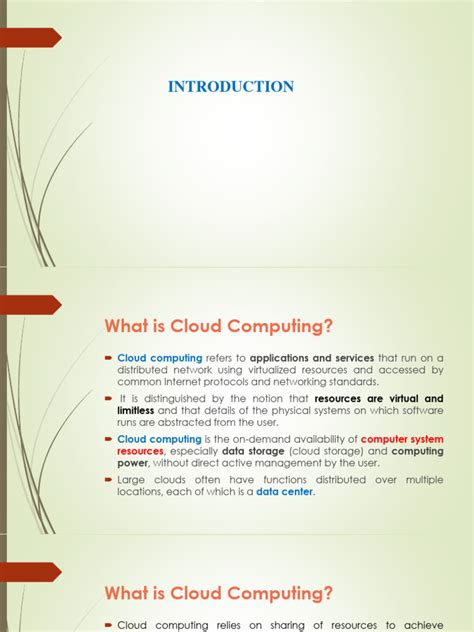 Lec 1 Cloud Computing Pdf Cloud Computing Software As A Service