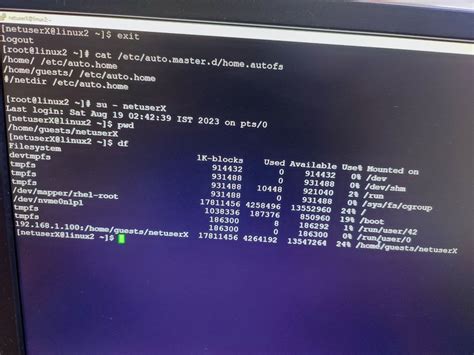 Solved Autofs Question Red Hat Learning Community