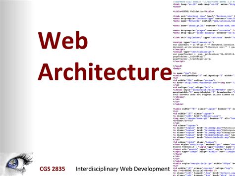 Web Architecture Ppt Web Design And Html Internet