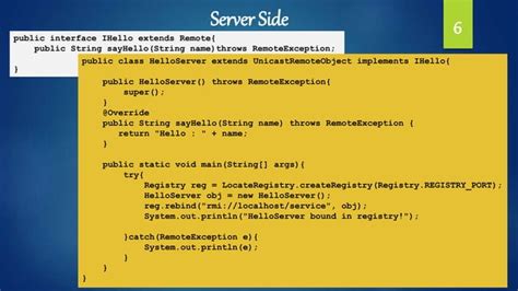 4 Remote Method Invocation Ppt