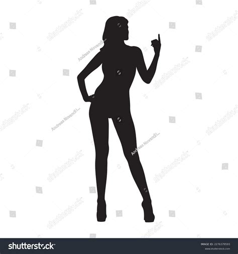 Sexy Girl Woman Striptease Vector Silhouette Stock Vector Royalty Free