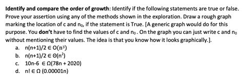 Solved Prove The Following Using Proofs Similar To Bigo Chegg