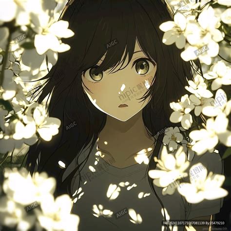 Ai创作图雏菊少女插画 樱花树下的少女 日系少女插画 唯美女孩动漫人物 四叶草少女 青春题材漫画人物 美早大樱 插图配图壁纸美图 治愈系少女 板绘少女插画 日系插画插画 插画画插画 少女感动漫