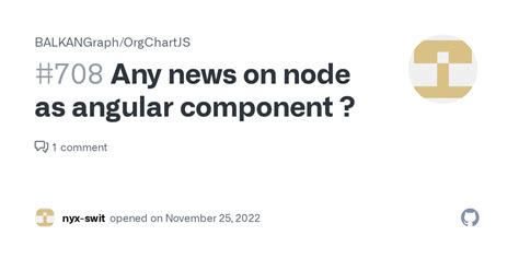 any news on node as angular component · issue 708 · balkangraph
