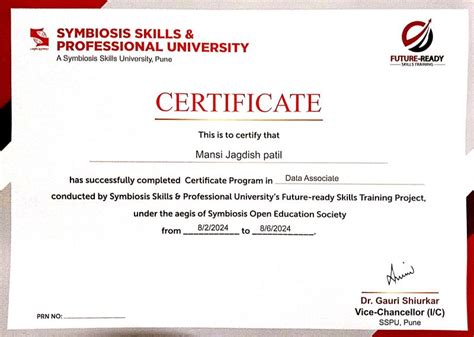 Mansi Patil On Linkedin Datascience Dataanalytics Certifiedprogram Machinelearning