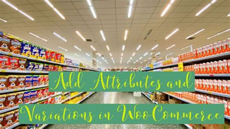 Add Attributes And Variations In Woocommerce Wbcom Designs