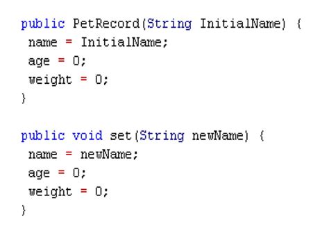 Java Lec Constructors Ppt