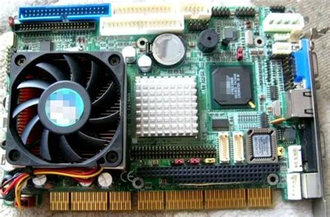 OK Original Embedded IPC Mainboard HS P ISA Bus Industrial Motherboard Half Size CPU