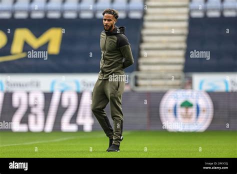 Barry Cotter 17 Of Barnsley Arrives During The Sky Bet League 1 Match Wigan Athletic Vs