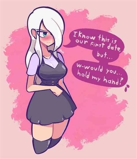 White Haired Girl By Movail On Deviantart