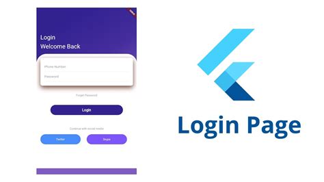 Flutter 2 Login Ui Design Tutorial Speed Code Flutter Web Android And Ios Tutorial For