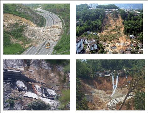 Examples Of Landslide Event In Malaysia Download Scientific Diagram