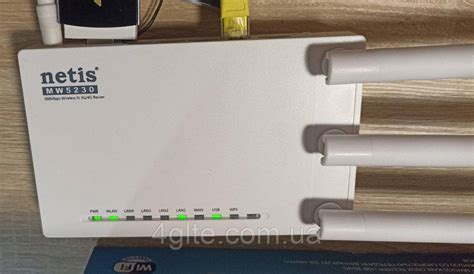 Купити Бездротовий роутер Netis Mw5230 4g модем Huawei E392u 12 3 5 дБ антени Wan 4 Lan