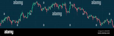 Candlestick Chart For Stock Market Trading Analysis The Green And Red
