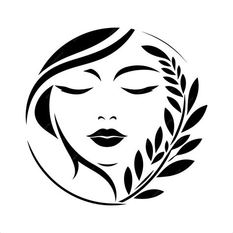 Premium Vector Minimal Vector Beauty Woman Face Logo Silhouette Vector