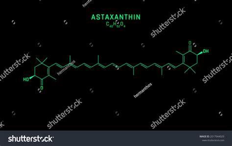 Astaxanthin Skeletal Formula Molecular Structure Symbol ภาพประกอบสต็อก 2017944029 Shutterstock