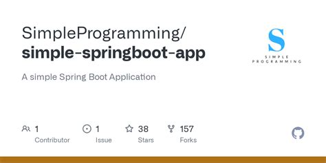 Simple Springboot Appsimple Springboot Apppomxml At Master · Simpleprogrammingsimple