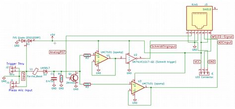 Operational Amplifier Adc Preamp Using Schmitt Trigger Opamps And