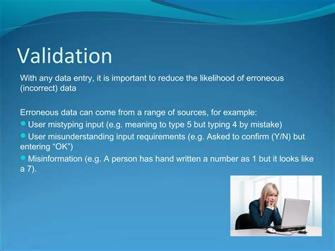 Database Validation Ppt
