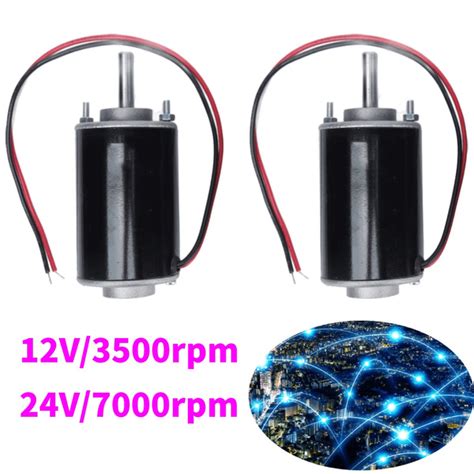 Dc Motors Permanent Magnet 12v 24v 3500 7000rpm High Speed Cw Ccw