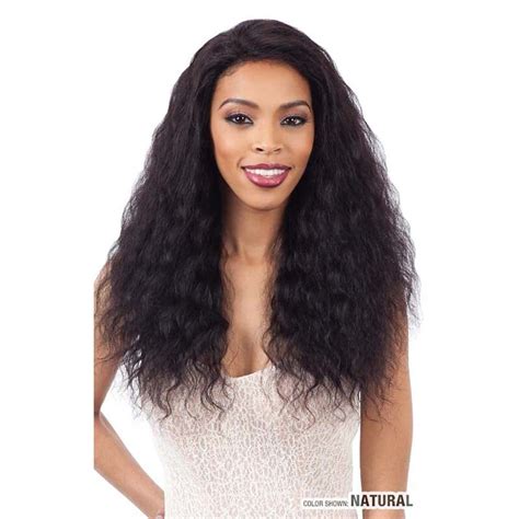 Shake N Go Naked 100 Unprocessed Brazilian Wet And Wavy Lace Front Wig Loose Deep