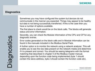 Modbus Slave And Modbus Master In S Ppt