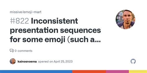 Inconsistent Presentation Sequences For Some Emoji Such As Zap · Issue 822 · Missiveemoji
