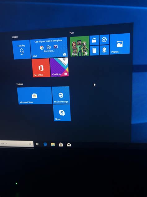 1803 start menu tiles missing r windows10