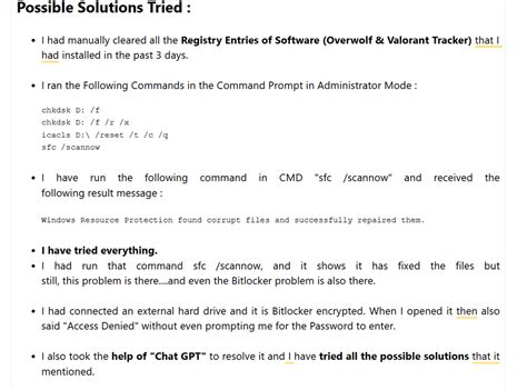 Drive Properties Access Denied Bitlocker Access Denied Microsoft Community Hub