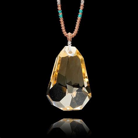 正佳珠寶 黃水晶 頂級極淨 幾何切面 12 8g 黃水晶吊墜 正佳珠寶 Gemsrich Jewelry項鍊人氣榜 Pinkoi