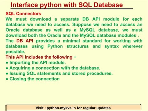 Interface Python With Sql Databasepdf