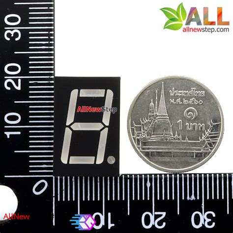 7 Segment 056 นิ้ว ไฟ 7 Segment 056 1 หลัก สีเขียว แบบไฟบวกร่วม 5161bg Arduinoall ขาย