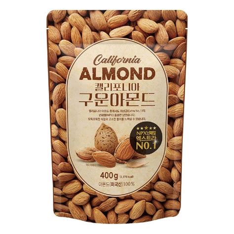 캘리포니아 구운 아몬드 400g 봉 홈플러스
