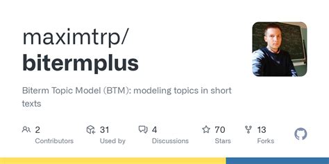 Bitermplus Github Workflows Package Publish Yml At Main Maximtrp