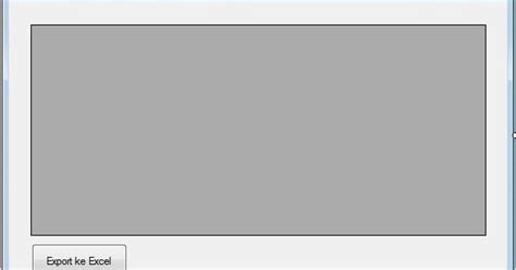 Cara Export Data Dari Vb Net Ke Office Excel Jnm Javanet Media