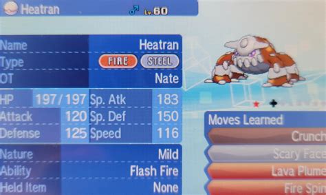 Vii Shiny Heatran 1119 Encounters Just As I Was About To Stop For