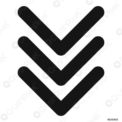 Pointing Arrow Icon Simple Style Stock Vector 3253833 Crushpixel
