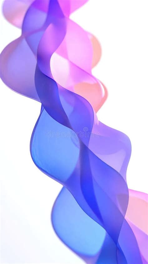 Abstract Wave Patterns In Soft Colors Create A Serene And Calming Visual Effect Stock