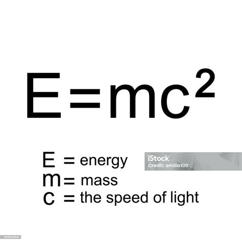 Albert Einstein Theory Of Relativity Equation