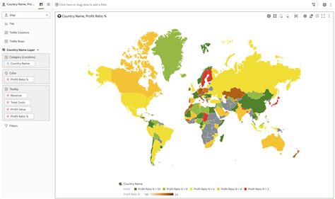 Conditional Maps Formatting In Oracle Analytics