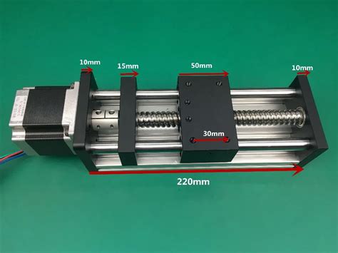 350mm 400mm 효과적인 스트로크 Cnc 선형 가이드 스테이지 레일 모션 슬라이드 테이블 볼 스크류 액추에이터 모듈 3d