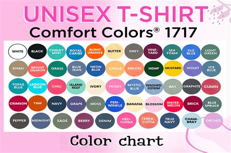 Bright Color Chart