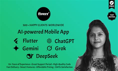 Develop An Ai Powered Flutter Mobile App For Ios And Android By Ektapadaliya Fiverr