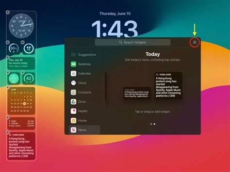 How To Add Use And Remove Lock Screen Widgets On IPad