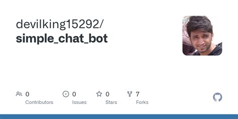 github devilking15292 simple chat bot