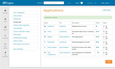 cfengine 3 16 documentation federated reporting