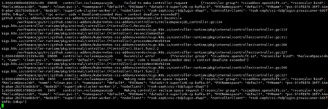 Csi Addons Controller Manager Error After Reclaimspacejob · Issue 170 · Csi Addonskubernetes