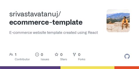 GitHub Srivastavatanuj Ecommerce Template E Commerce Website Template Created Using React