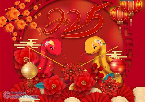 50 Mẫu Background Backdrop Tết 2025 Đẹp Tải Free Bảng Hiệu Minh Khang